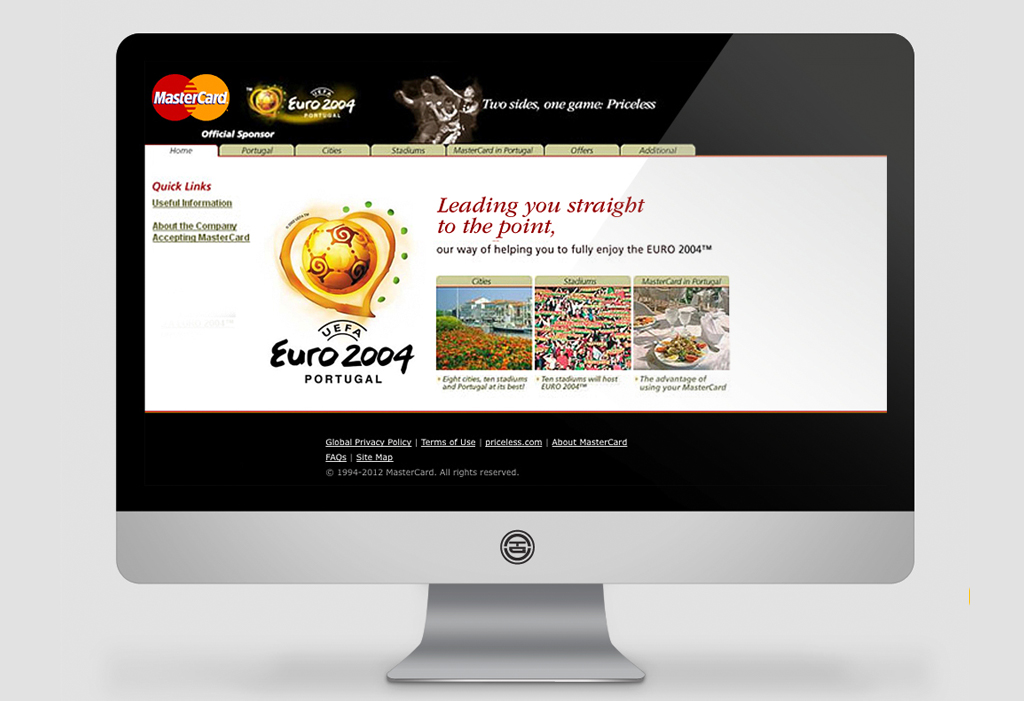 Website MasterCard Football Guide - Transglobal